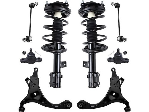 For Kia Rondo Strut Coil Spring Control Arm Ball Joint Kit Detroit Axle ...