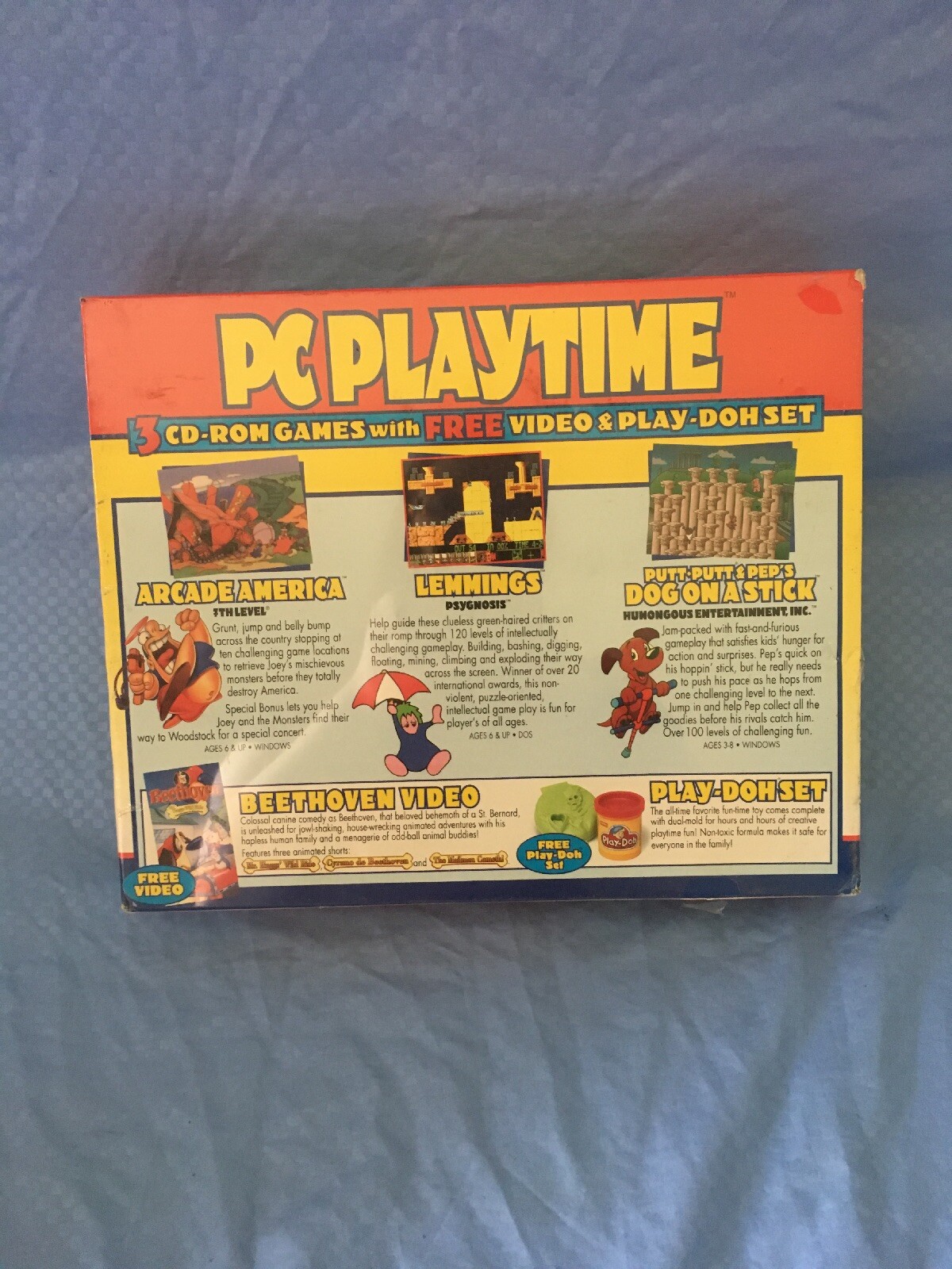 BRAND NEW RARE Pc Playtime 3cd Rom Games With Playdoh FACTORY SEALED | eBay
