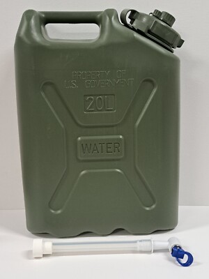 Scepter Military Water Can 5 Gallon Olive Drab Army Green Jug With ...
