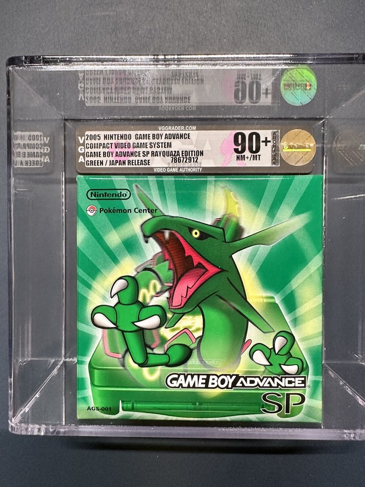 NEW Pokemon Center Limited Edition Rayquaza Edition GAME BOY ADVANCE SP ...