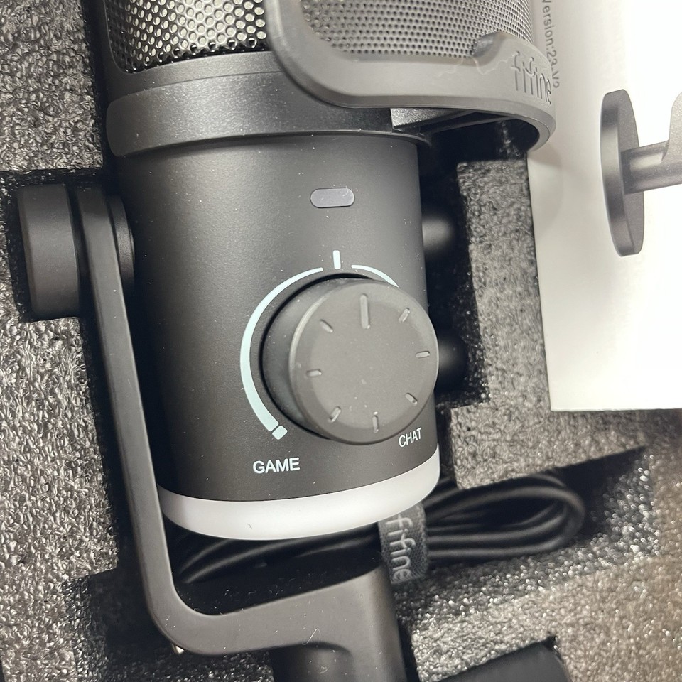 FIFINE Ampligame AM6 RGB Microphone USB Gaming PC Streaming Podcast Mic ...