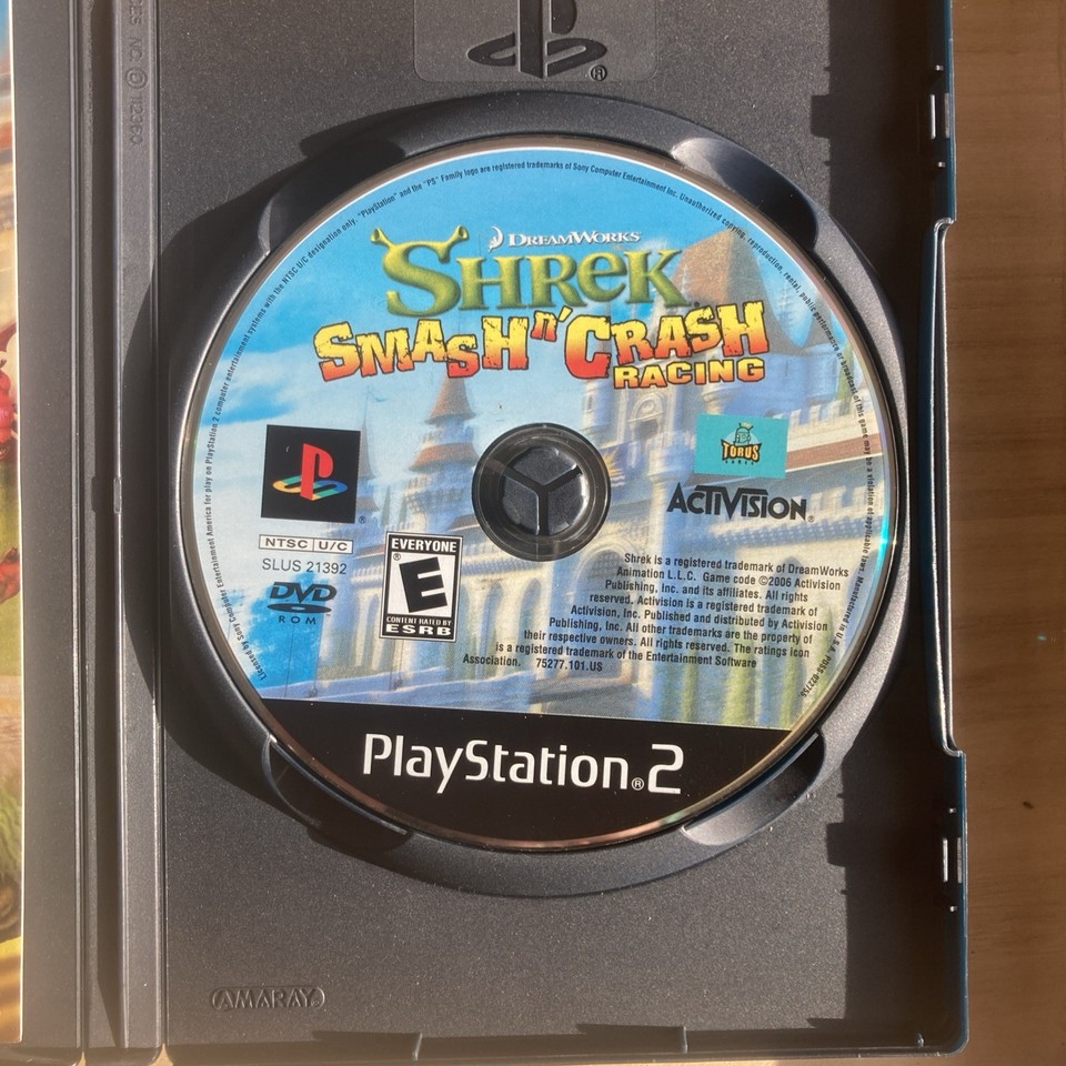 PS2 Shrek Smash N' Crash Racing Video Game COMPLETE — SHIPS FAST | eBay