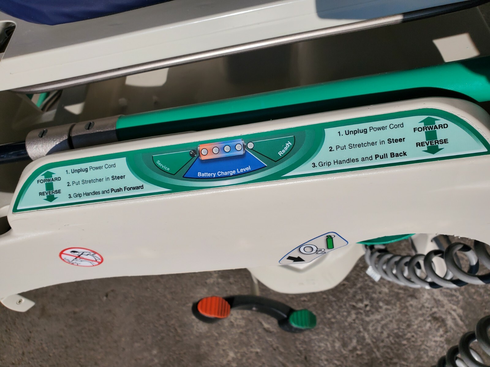 Hill-Rom P8000 Procedural Transport Stretcher w/ Intellidrive ...