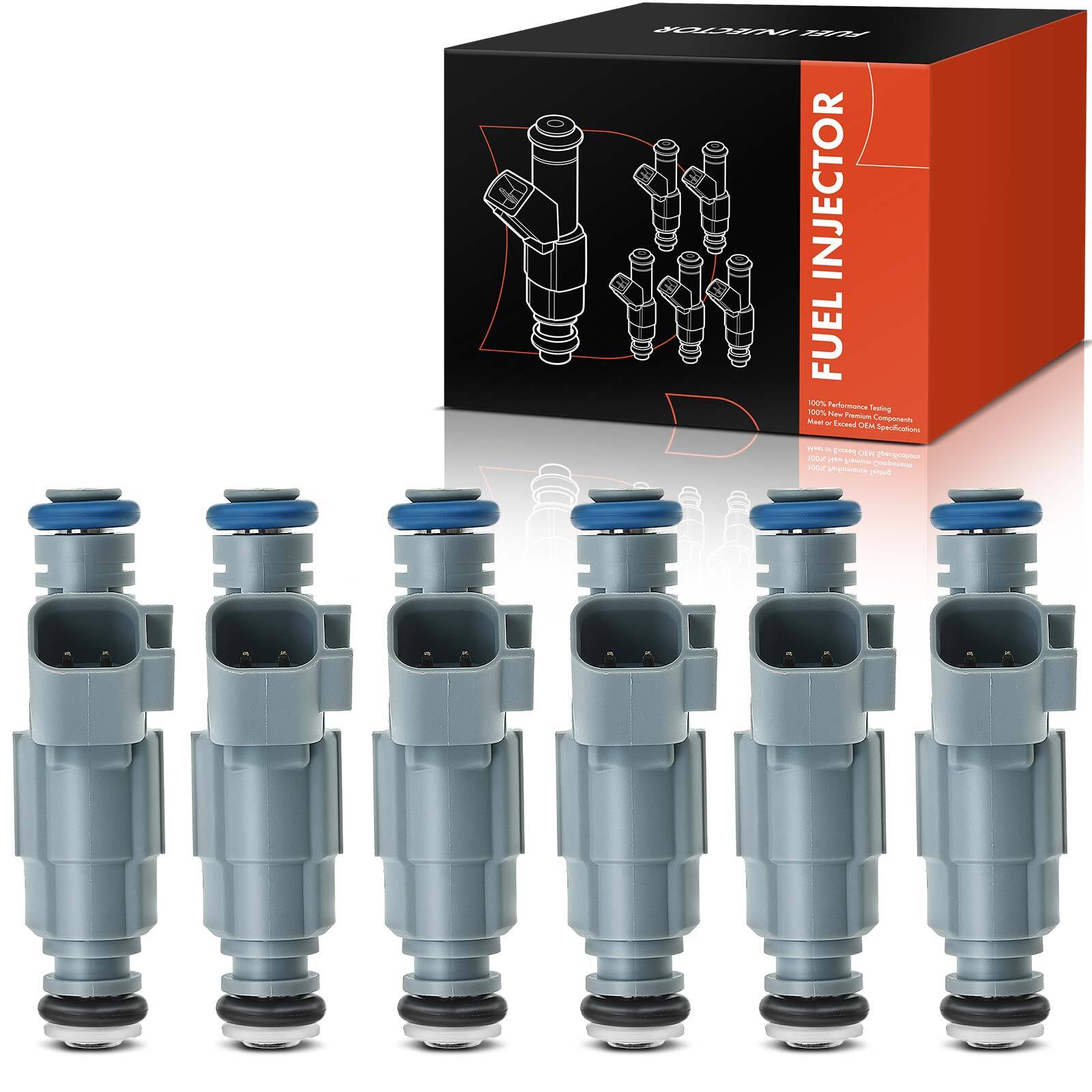 Set of 6 Fuel Injector for Pontiac Grand Prix 2004-2007 V6 3.8L ...