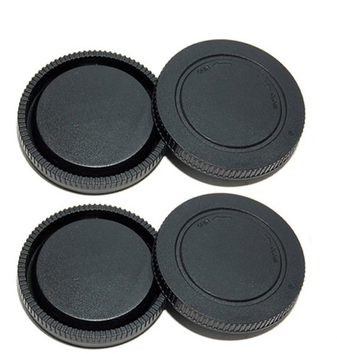 (2 Pcs) Lens Rear Caps & Body Caps for Sony E-Mount NEX-C3 NEX-5N NEX-7 ...