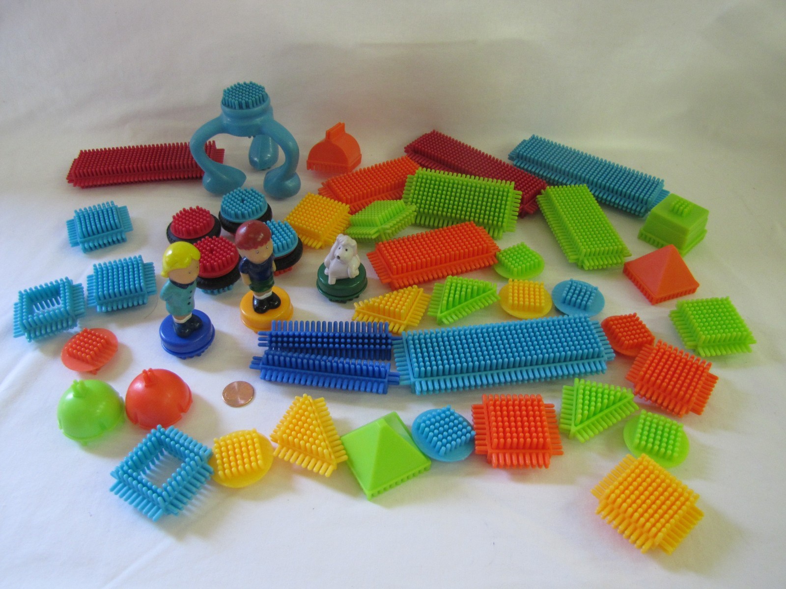 Bristle Blocks Large Lot Manipulatives Sensory Play Building 46 Pieces ...