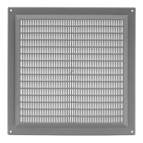 Grey Air Vent Grille 250mm x 250mm Flat Louvre Duct Ventilation Cover ...