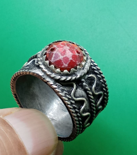 Extremly ancient bronze roman ring Red stone old amazing rare type | eBay