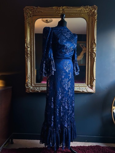 The Vampire’s Wife Blue Lace Falconetti Dress, Size 8 | eBay UK