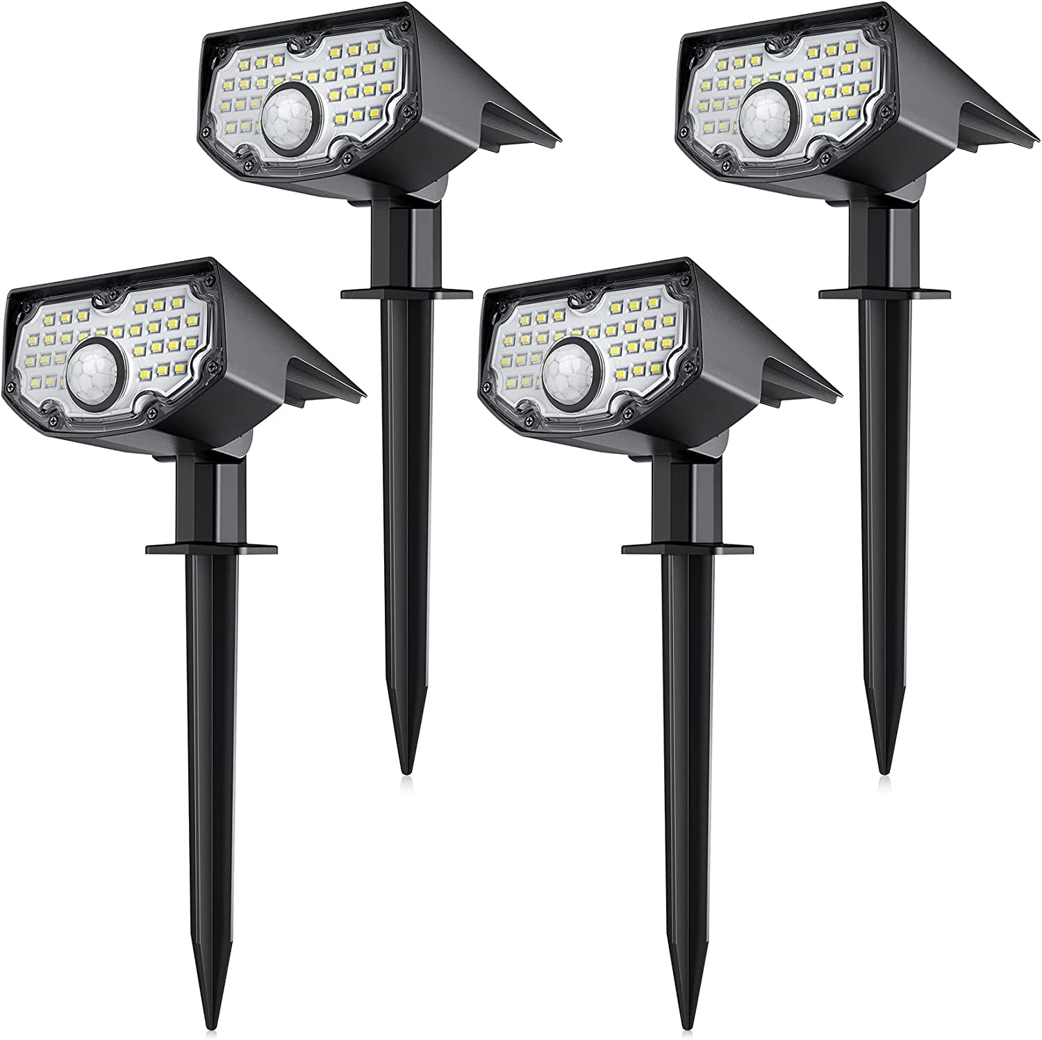 Solar Motion Sensor Outdoor Lights 30 Leds /IP68 Waterproof Solar | eBay