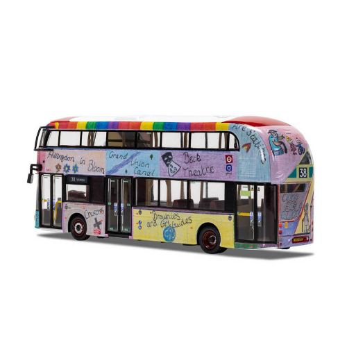 WRIGHTBUS NEW ROUTEMASTER ARRIVA LONDON LTZ 1230 ROUTE 38 1:76 Corgi ...