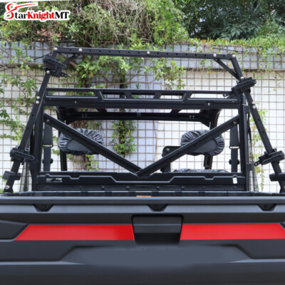 UTV Sporting Clay Gun Holder Bed Rack For Polaris Ranger XP 1000 Can Am ...