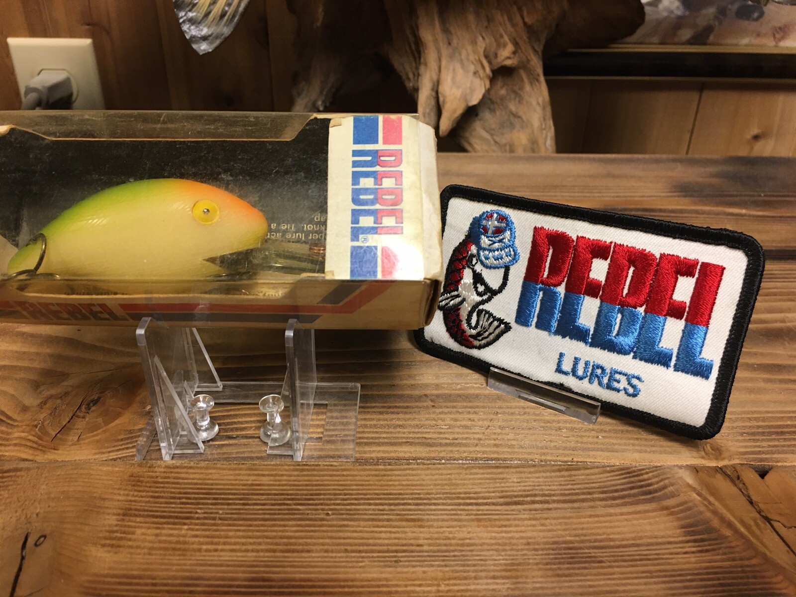 Vintage Rebel Deep R Parrot Color 1990’s NIB Walleye Bass Fishing Lure ...