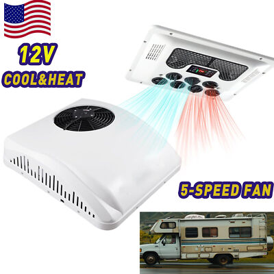 13500btu 12V Rooftop RV Air Conditioner AC Unit Cool&Heat For Trailer ...