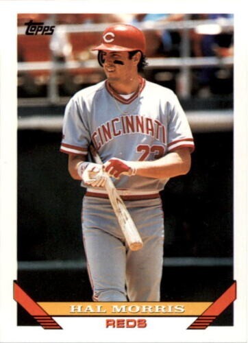 1993 Topps Cincinnati Reds Baseball Card #546 Hal Morris | eBay