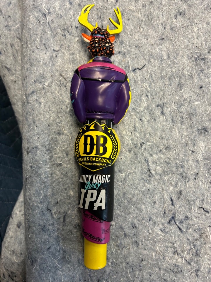 DEVIL'S BACKBONE Brewing Company Beer Tap Handle - JUICY MAGIC IPA ...