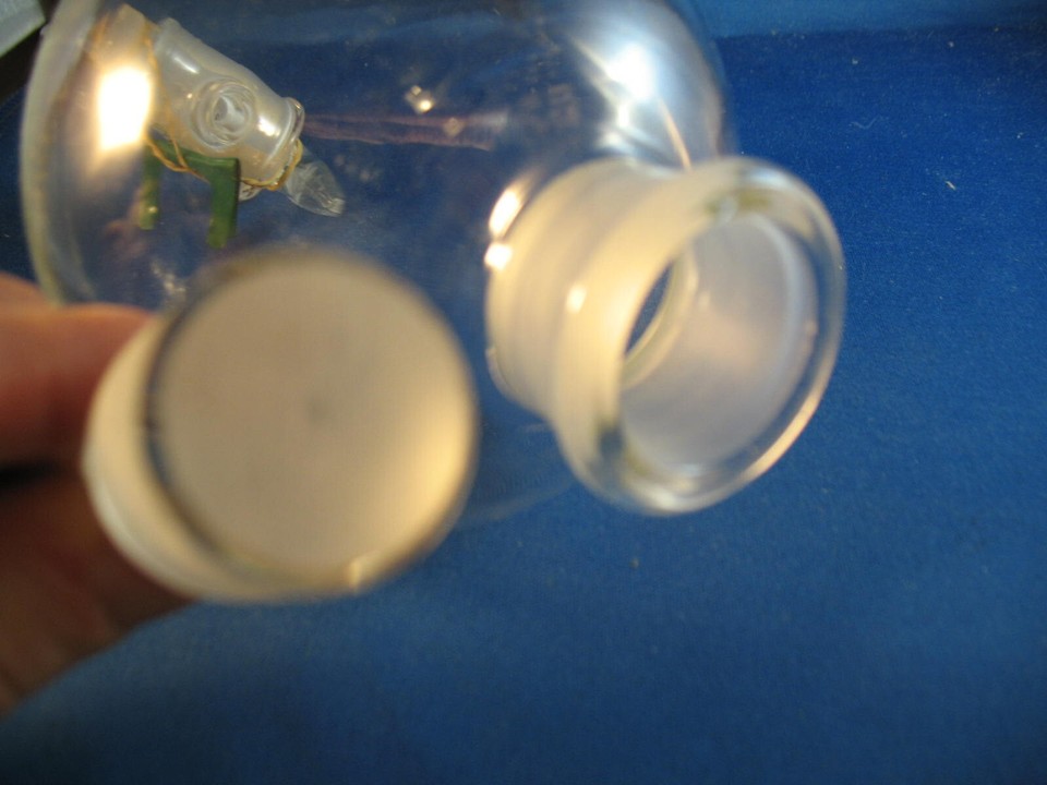 PYREX Glass 500mL Globe Separatory Funnel w/ Glass Stopcock and stopper ...