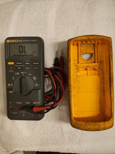 Fluke 87 V Industrial Multimeter with Leads and case | eBay