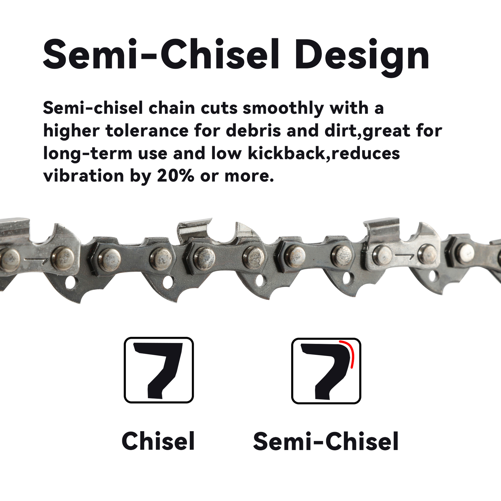 3PCS 14" inch Saw Chainsaw Chain Blade 3/8"LP Pitch 050" Gauge 52DL ...