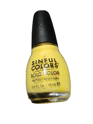 SINFUL COLORS BOLD COLOR POLISH - YOLO YELLOW #1598 - Solid New Yellow ...