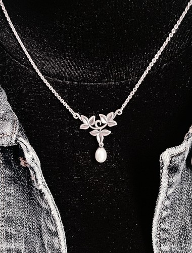 Retired James Avery Pearl Necklace Sterling Silver + JA Box! | eBay