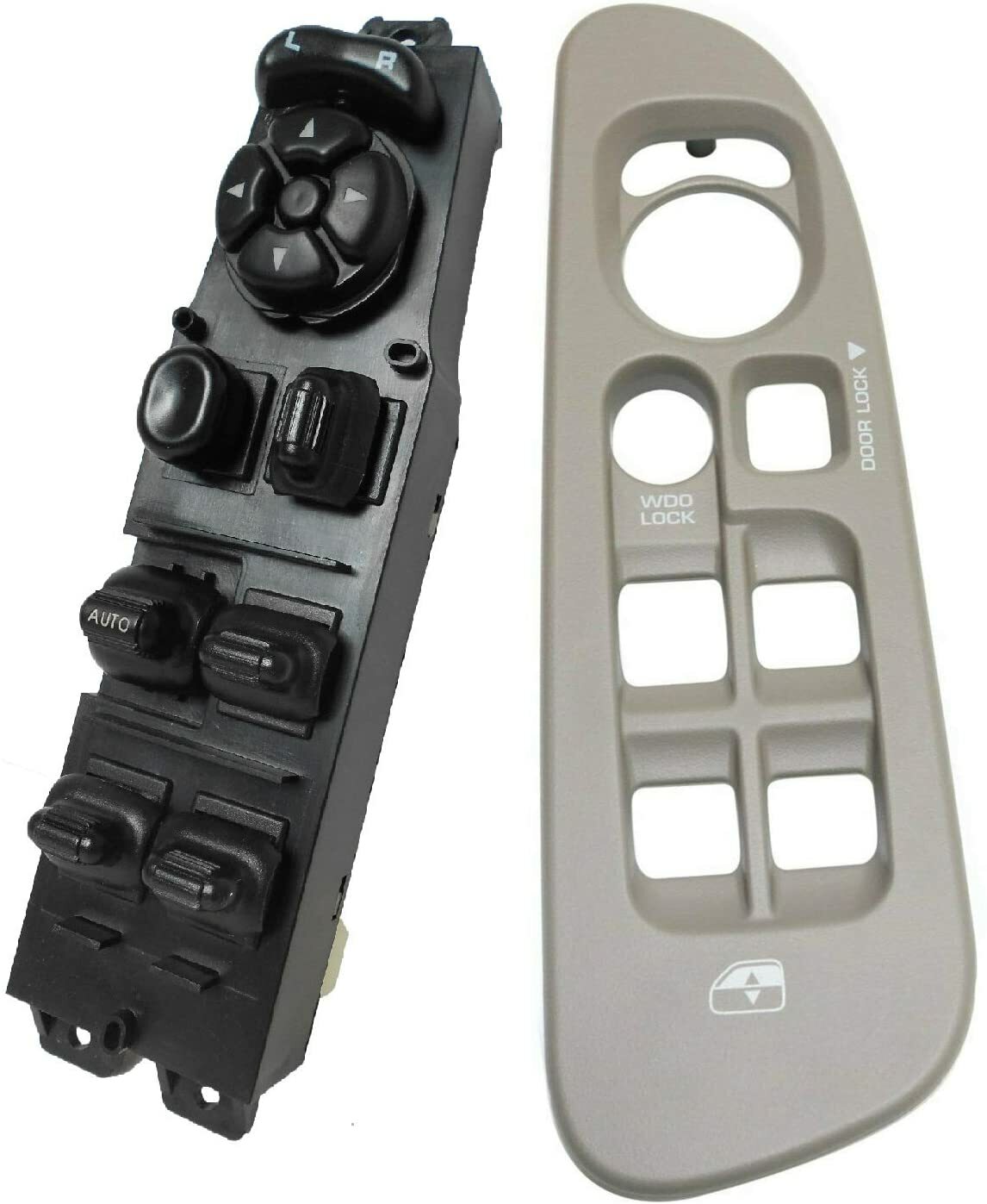 Master Power Window Door Switch & Taupe Bezel for 2002-2009 Dodge Ram ...