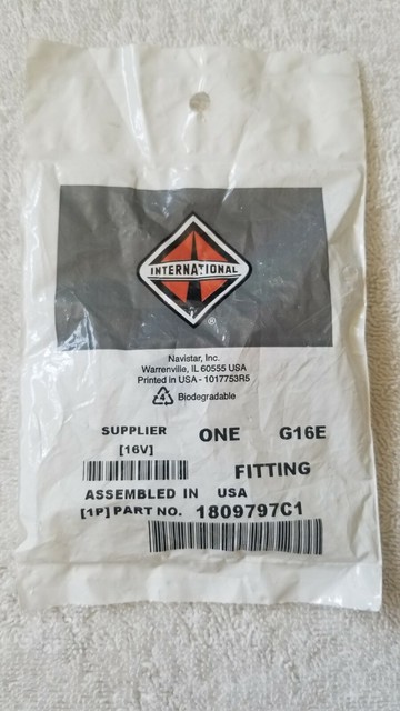 Genuine OEM International Fitting 1809797C1 for sale online | eBay