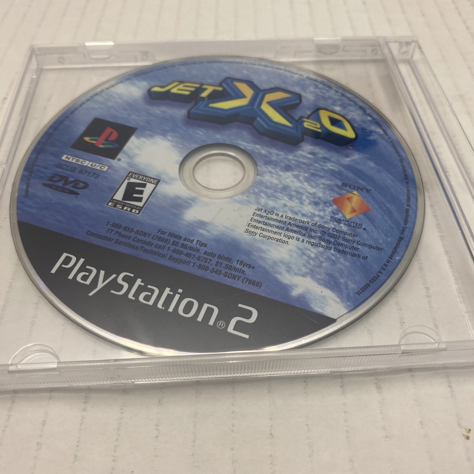 Jet X2O (Sony PlayStation 2, 2002) disc only, tested 711719717324 | eBay