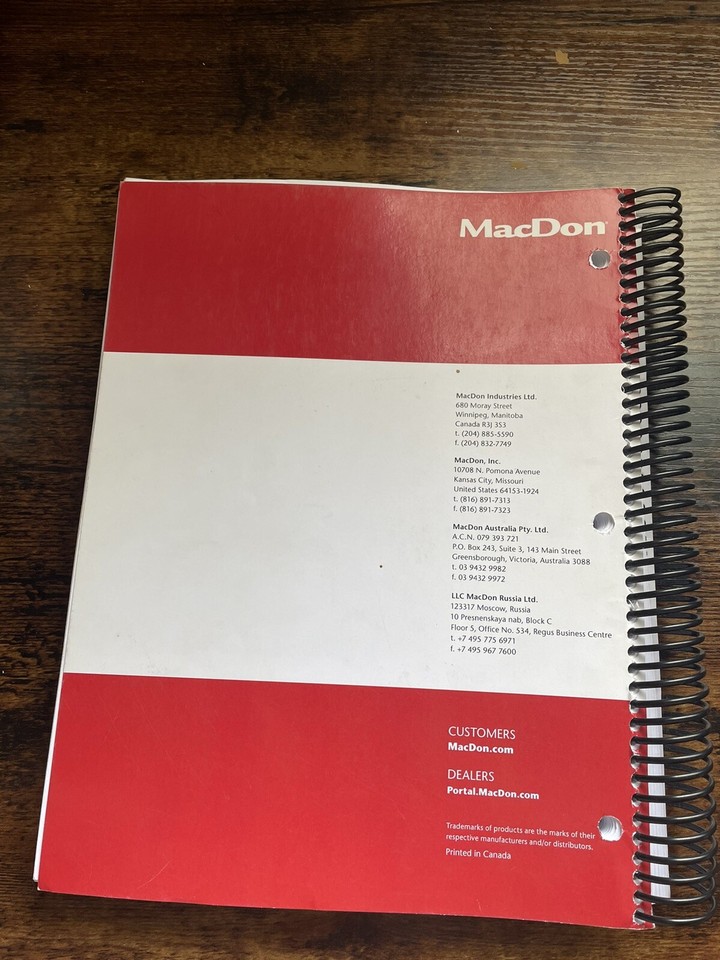 MacDon R113 and R116 Rotary Disc Pull-Type Mower Conditioner | eBay