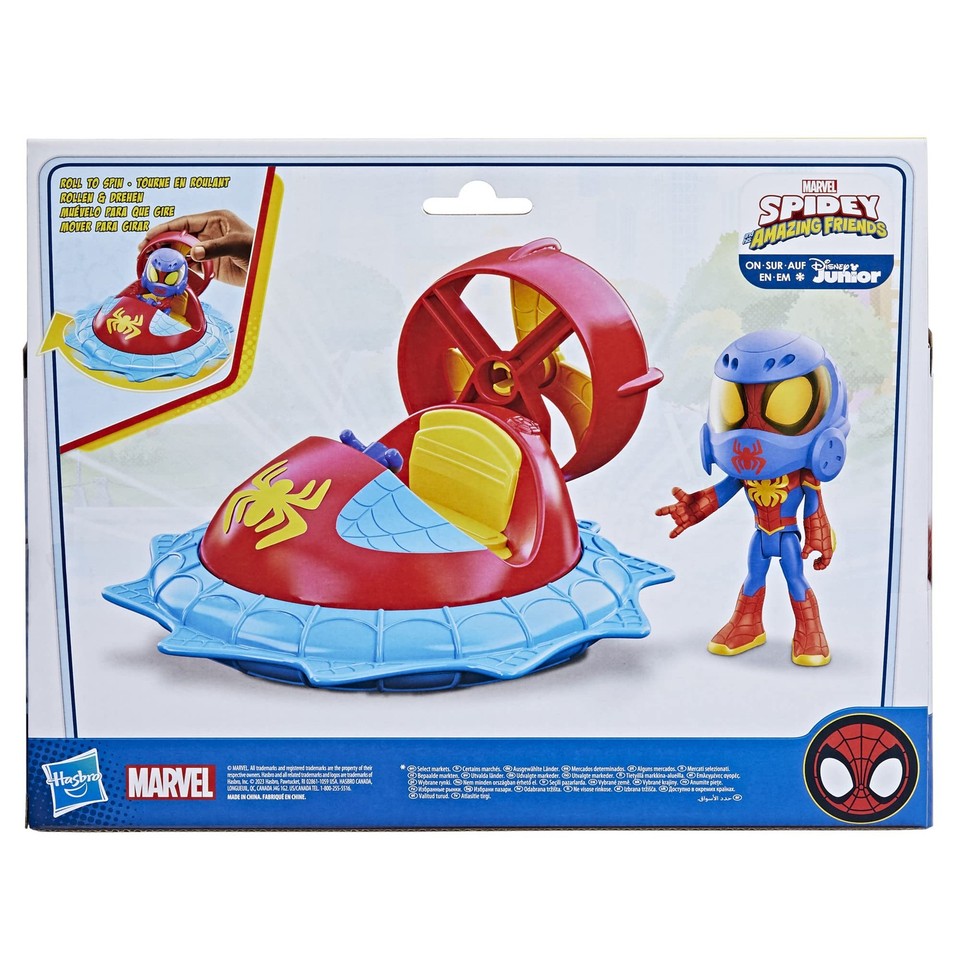 Marvel Spidey and His Amazing Friends Web-Spinners Spidey with Hover ...