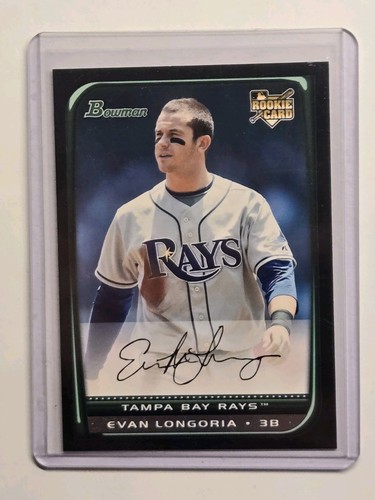 Evan Longoria Rookie - 2008 Bowman Draft Picks & Prospects #BDP27 ...