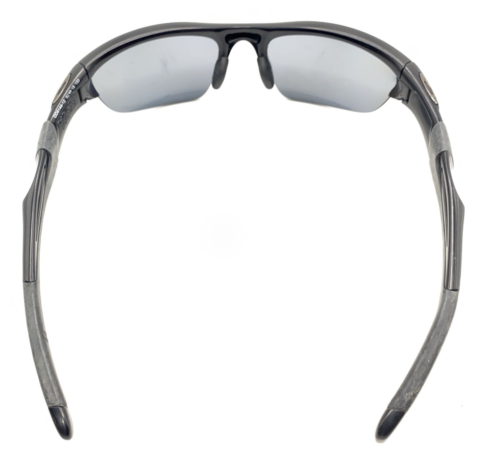 Oakley Half Jacket 2.0 Polished Black Half Rim Wrap Sunglasses Frames ...