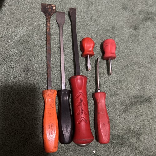 Snap On Chisel Lot Red Orange Black Handle | eBay