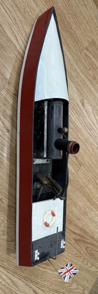 Rare CHART MODEL STEAM Live Steam Engine Model Boat Horizontal Boiler ...