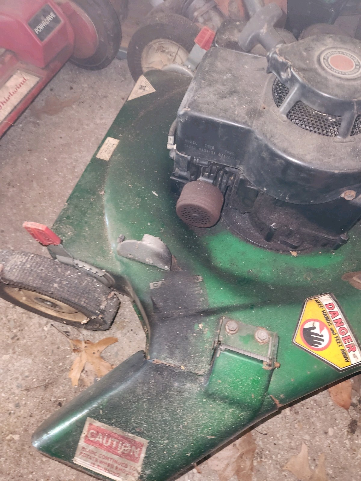 Rare Vintage Mastercut Briggs Push Mower Clean Green Nice Shape Overall ...