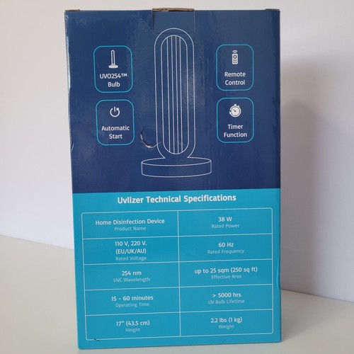 New Uvlizer UV0254 Home Disinfection Device, Open Box | eBay