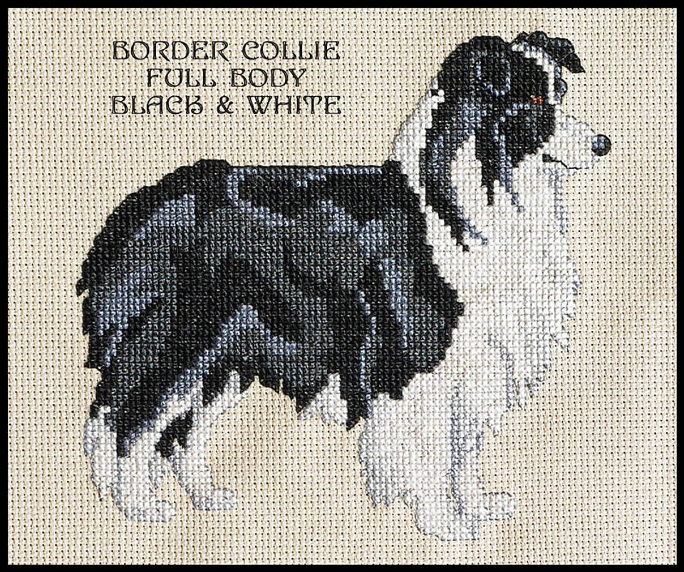 COLLIE, BEARDED & BORDER COUNTED CROSS STITCH PATTERNS | eBay