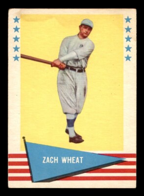 1961 Fleer Baseball Greats Baseball #86 Zach Wheat VG *e1 | eBay