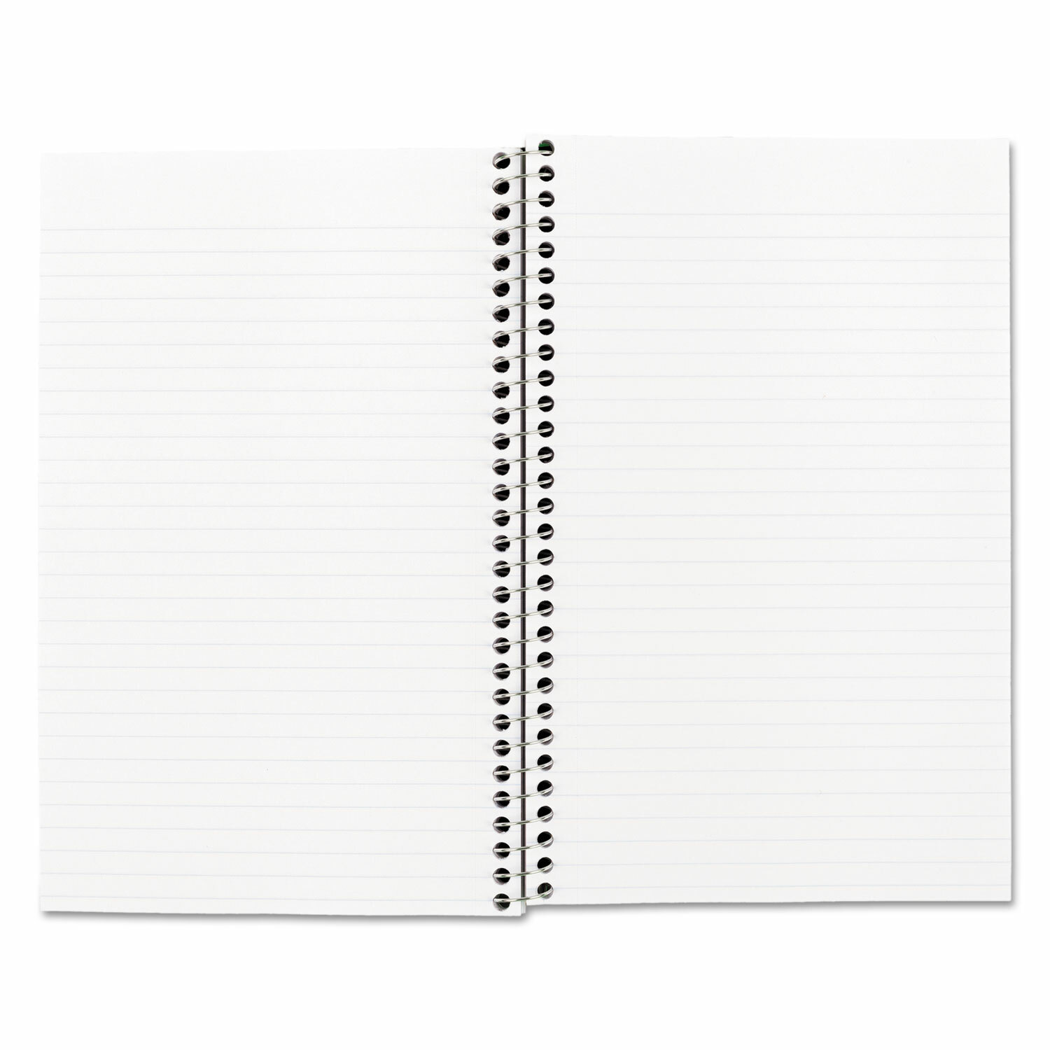 Mead Spiral Bound Notebook Perforated College Rule 9.5 x 5.5 White 150 ...
