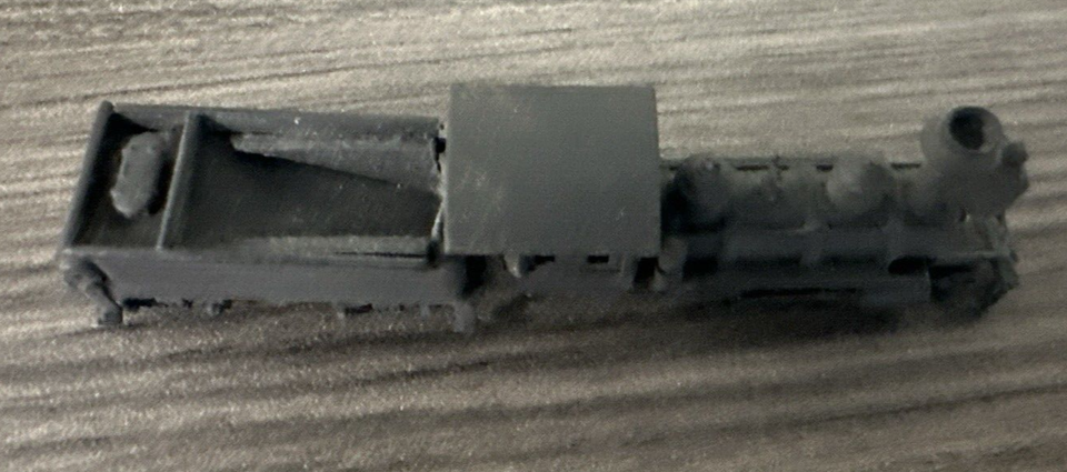 Nn3 or Z Scale Resin 2-8-0 Steam Locomotive w/Tender - Static Model ...