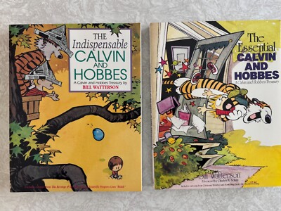 Set of 2 Calvin & Hobbes Cartoon Books By Bill Watterson | eBay