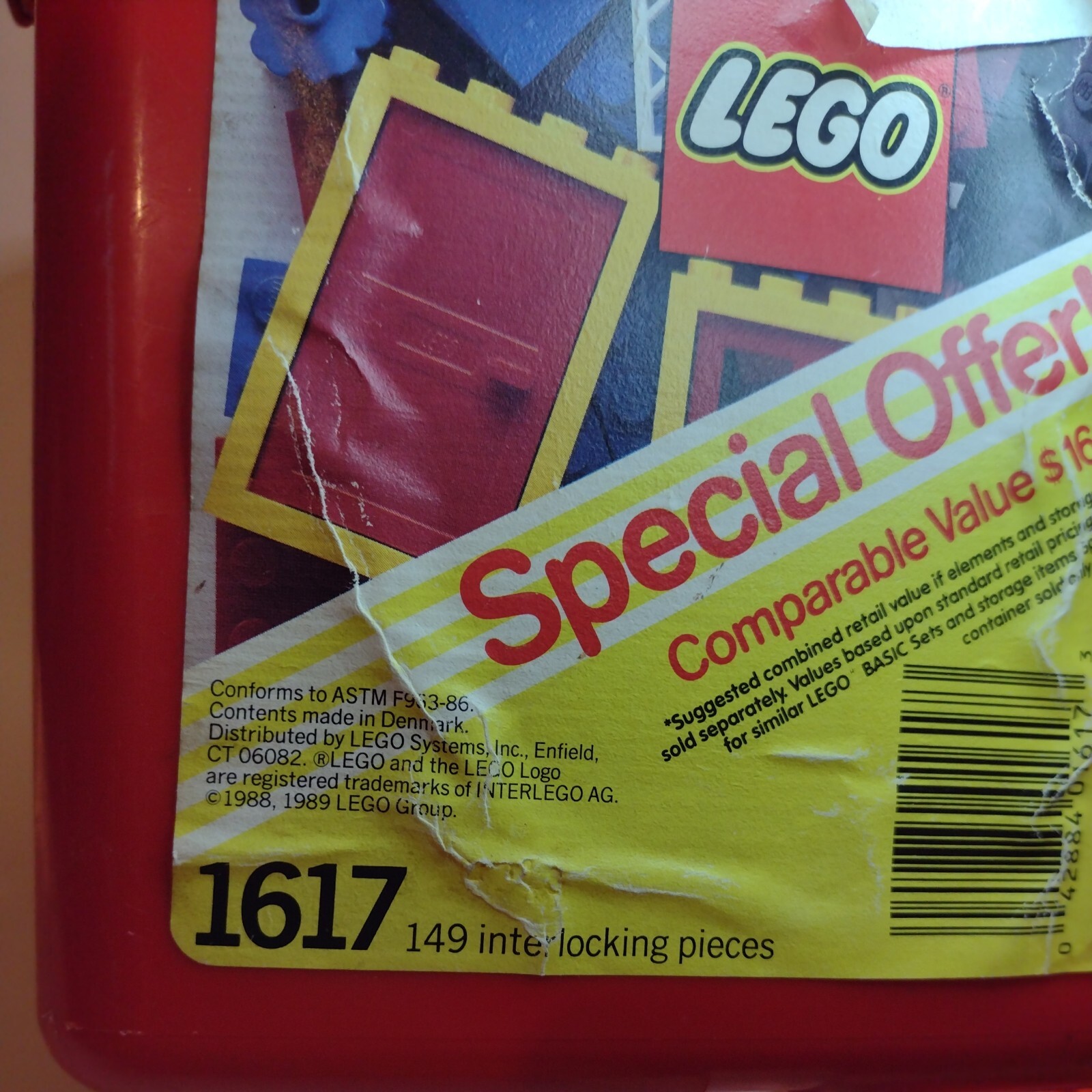LEGO Basic: Small Bucket (1617) for sale online | eBay