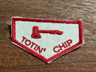 Vintage BSA Boy Scouts of America TOTIN' CHIP Patch early style | eBay