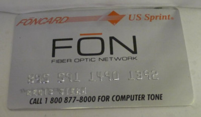 US Sprint Fon Card Foncard - Vintage Expired Collectible | eBay