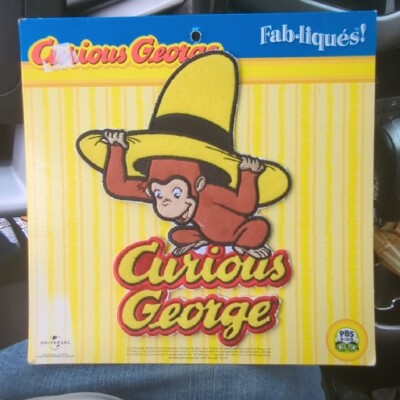 Curious George Yellow Hat Applique Monkey Cowboy Hat Fabliques Fab ...