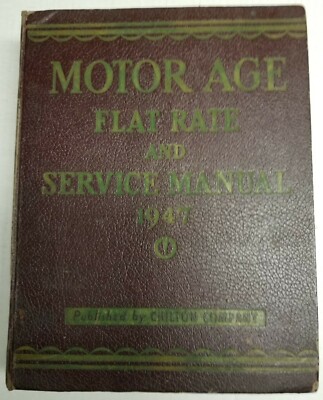 1947 Motors Service Manual and Flat Ratel - Covers 1938-1947 Great ...