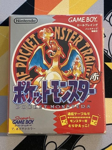 Pokemon Red Game Boy Game - Slightly Used, Functional, Charizard Intro ...