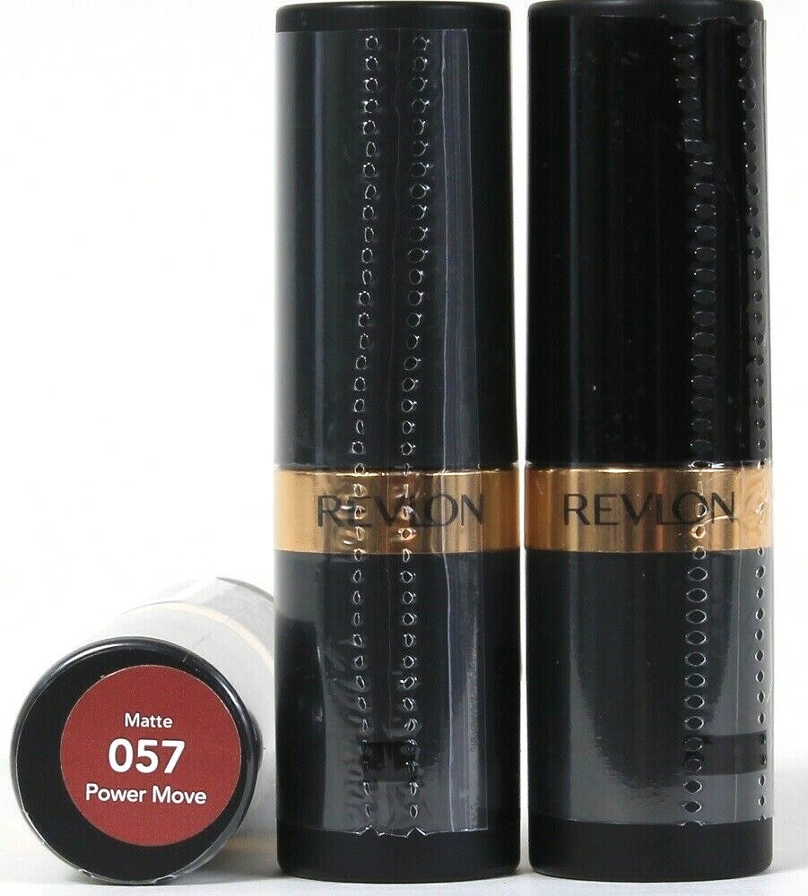 3 Count Revlon 0.15 Oz Super Lustrous Matte 057 Power Move Moisture ...