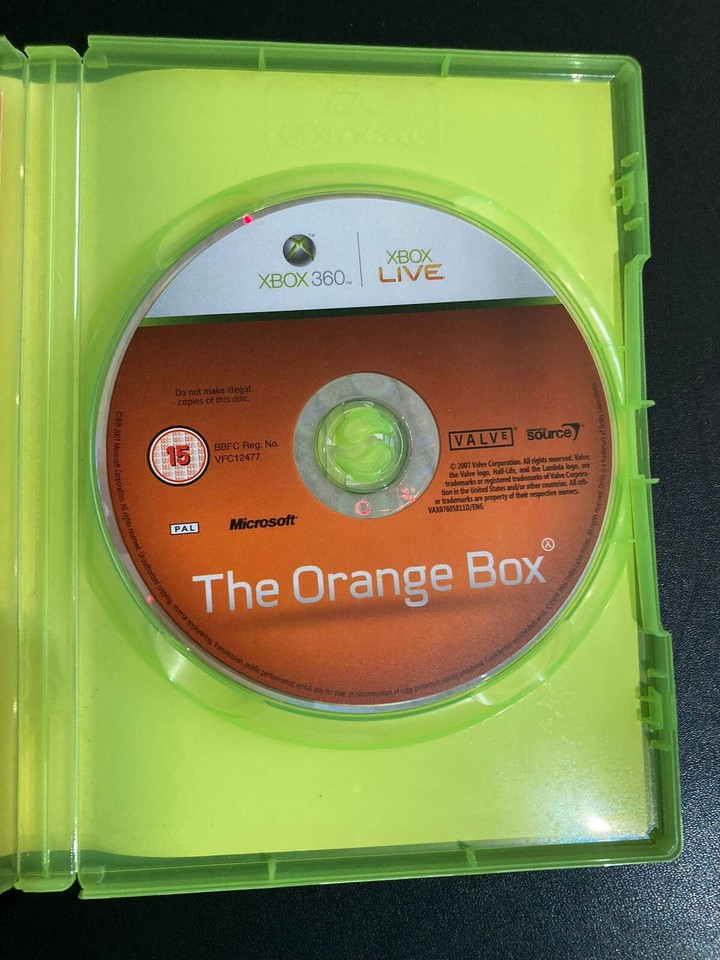 Half-Life 2: The Orange Box Xbox 360 Complete with Manual 5030930058968 ...