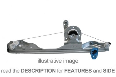 Window Lifter Renault Modus 10/'04-01/'08 Mechanism Front 5 Doors Left ...